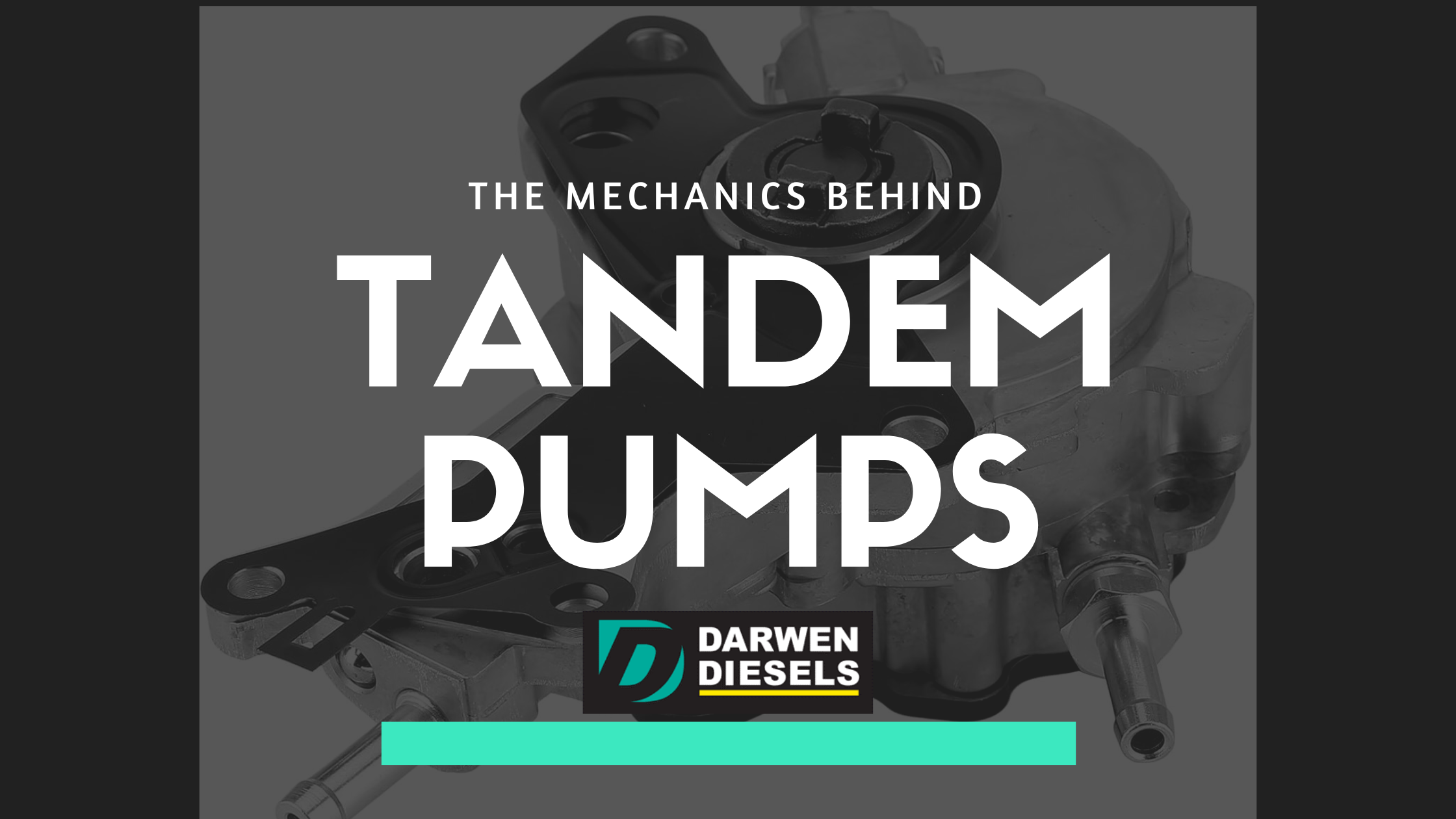 What is a vacuum/tandem pump and what do they do? – Darwen Diesels Ltd